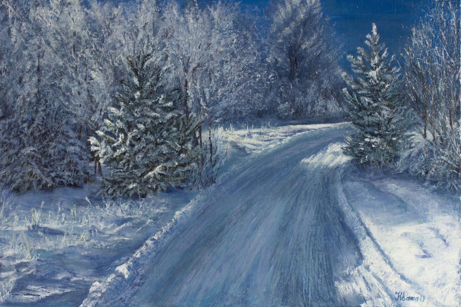 Winter: oil paintings on canvas on order — KIA.Gallery