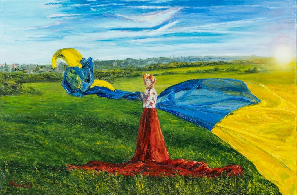 Ukraine oil paintings on canvas ≡ Patriotic oil paintings on order ...